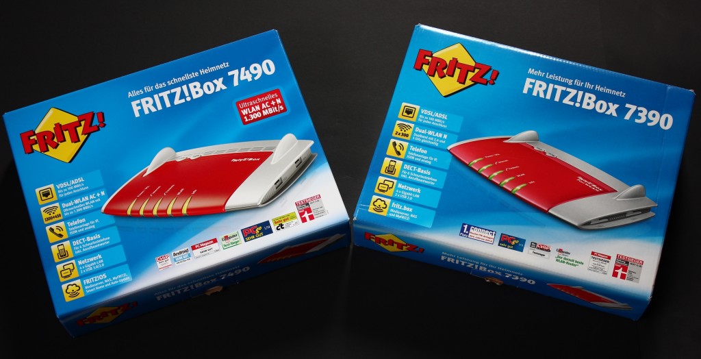 [Vergleich] AVM Fritz!Box 7490 vs. 7390