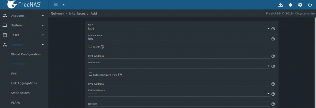 [Projekt] 4WD NAS: FreeNAS Einrichtung